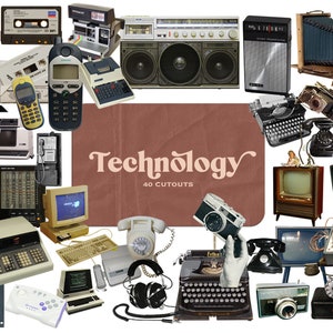 INSTANT DOWNLOAD, Printable, Vintage Retro Digital Collage Creator 710 ...