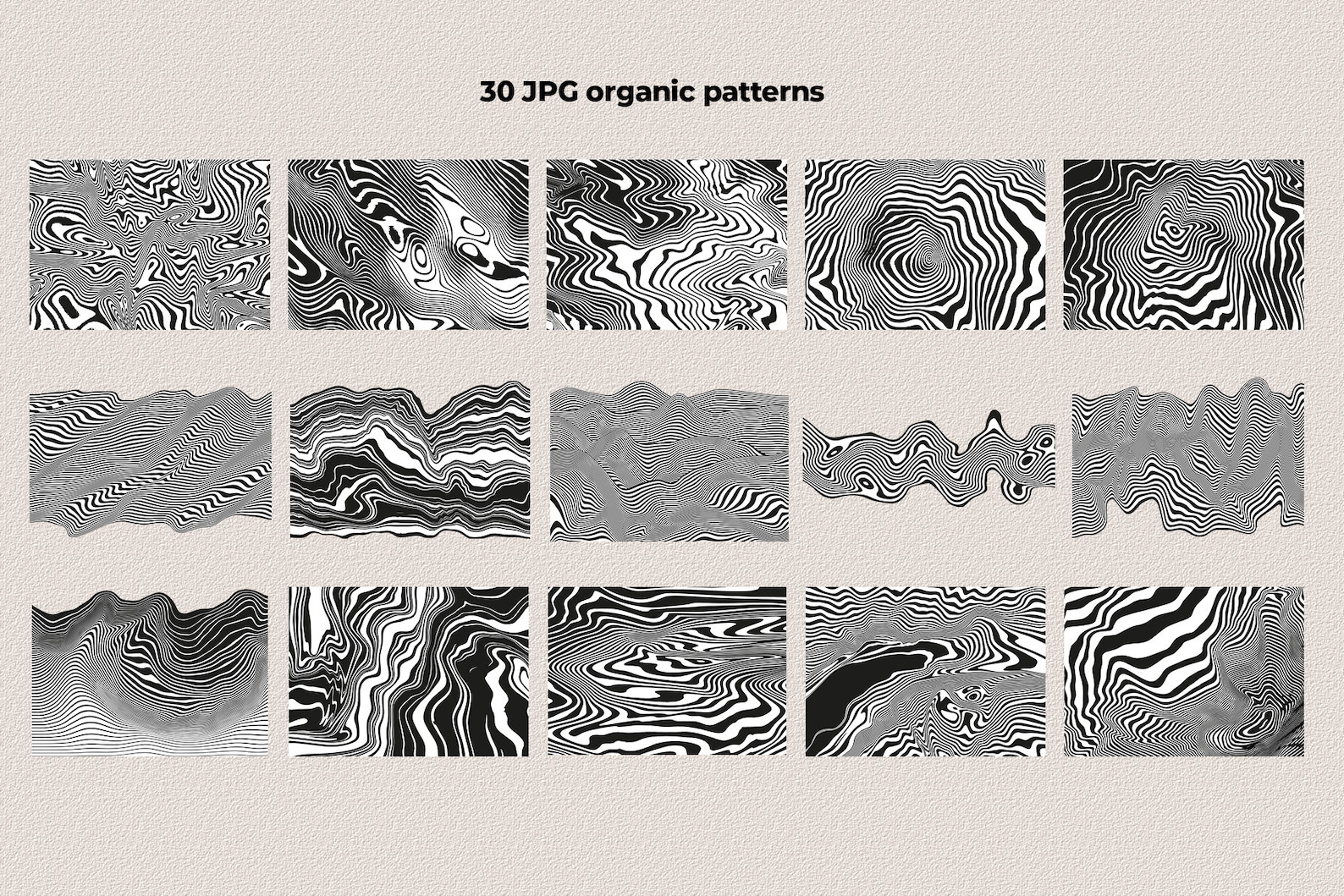 Indie Aesthetic Trippy Waves Patterns, Retro, Psychedelic Digital Paper - Etsy