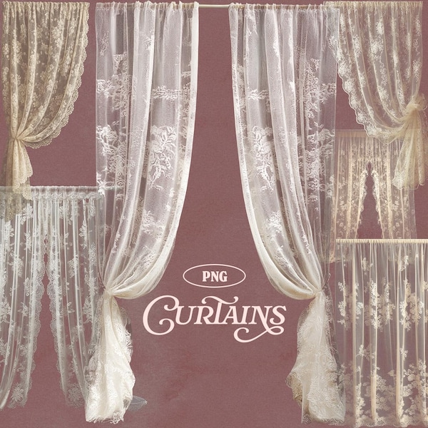 Coquette Sheer Curtains - Etsy