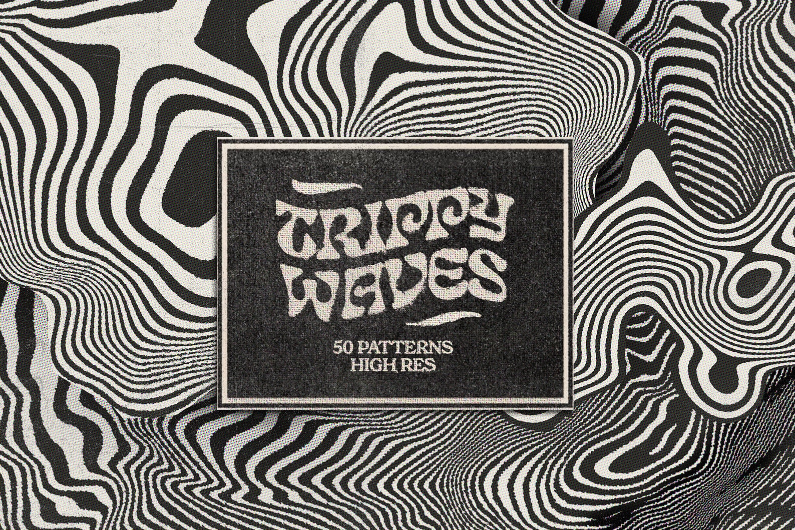 Indie Aesthetic Trippy Waves Patterns, Retro, Psychedelic Digital Paper ...