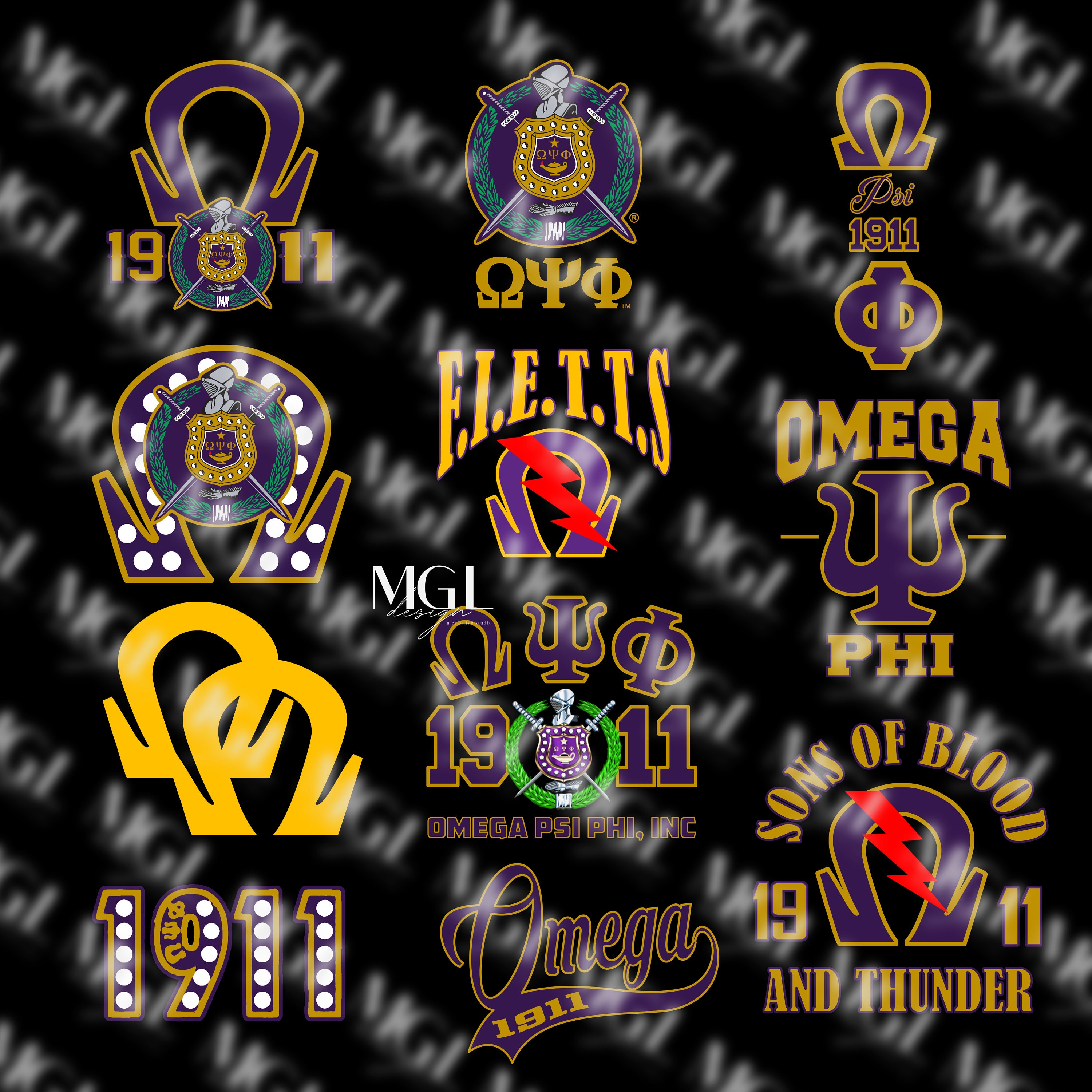 Omega Psi Phi Svg Que Dog Svg Que Svg Purple and Gold Svg - Etsy Israel