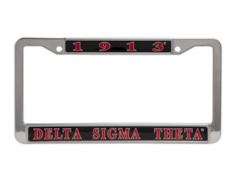 Delta Sigma Theta License Plate Frame - Etsy