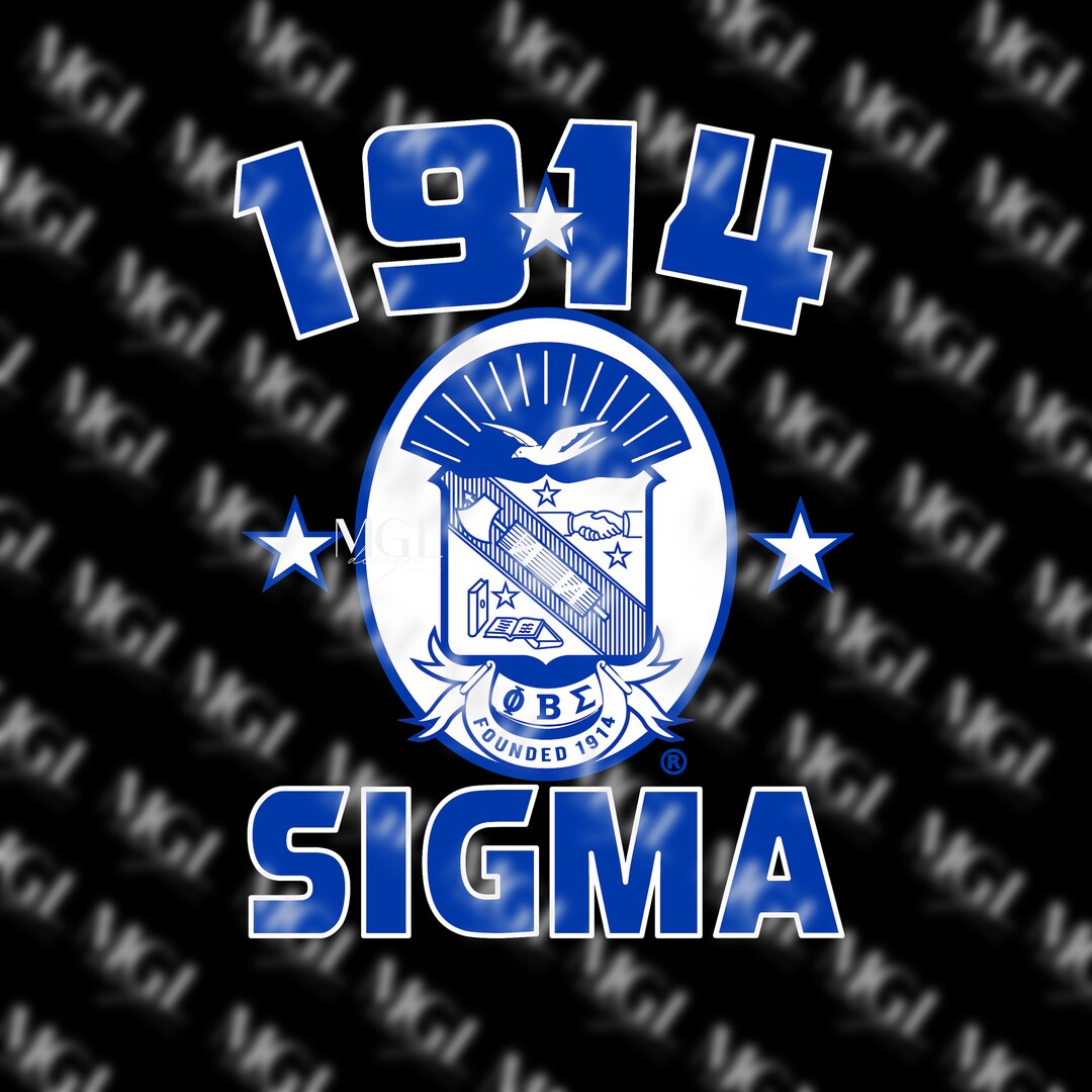 Phi Beta Sigma Svg Sigma Svg 1914 Svg Sigma Png Blue Phi Etsy