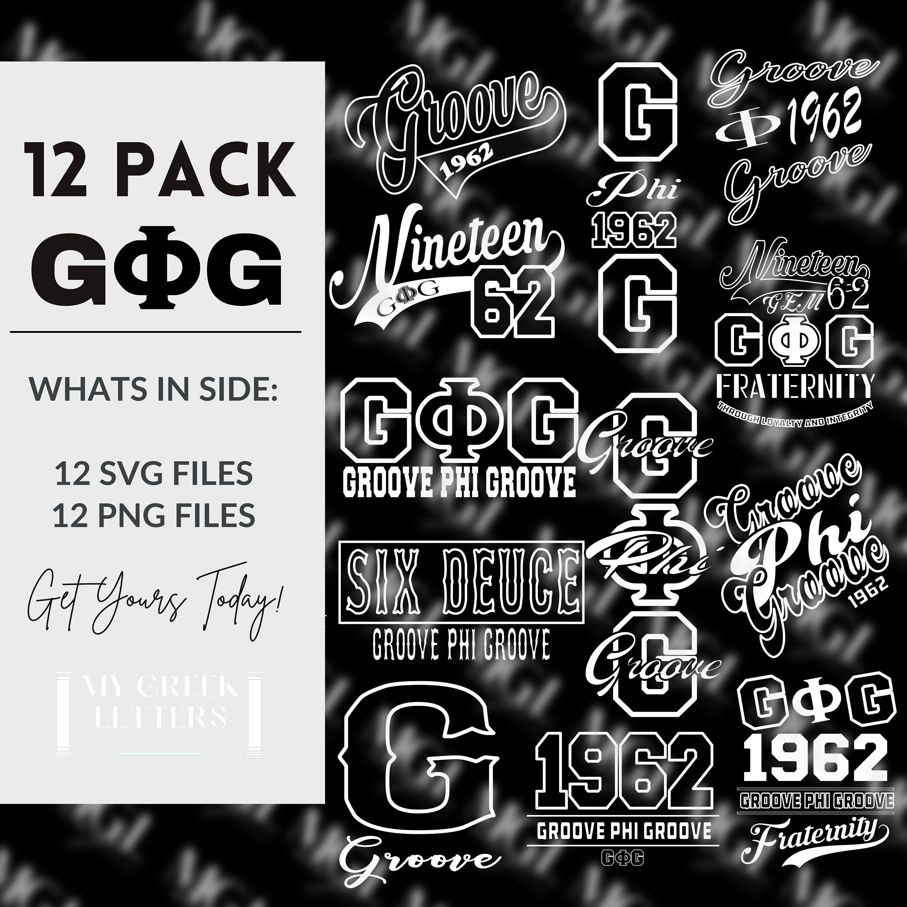 Groove Phi Groove SVG Groove Phi Groove Sets Groove Phi - Etsy