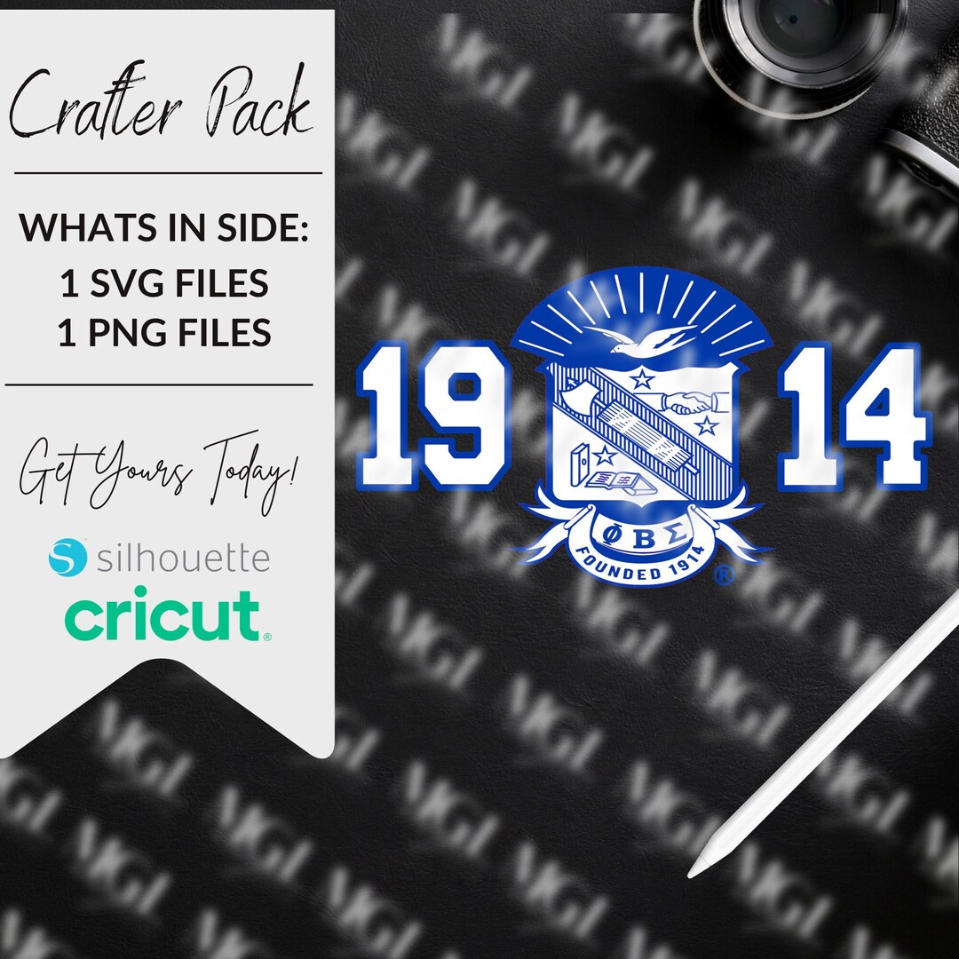 Phi Beta Sigma Svg Sigma Svg 1914 Svg Sigma Png Blue Phi Etsy