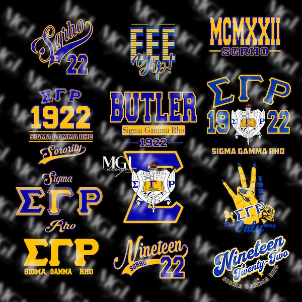 Sigma Gamma Rho Svg - Etsy