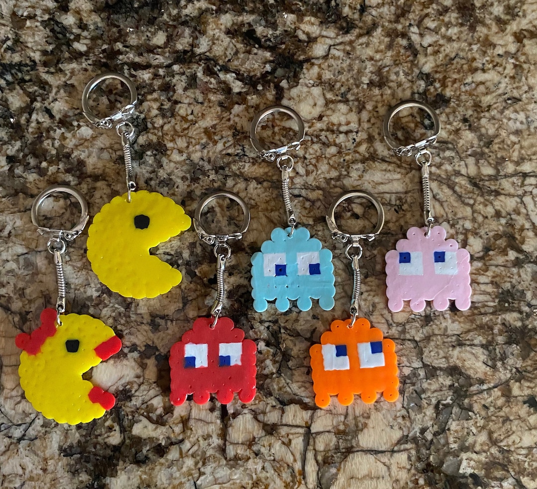 Pac-man/ Ms. Pac-man and Ghosts Perler Beads - Etsy