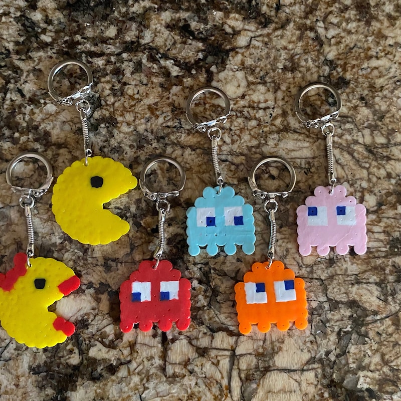 Pacman Keychain - Etsy