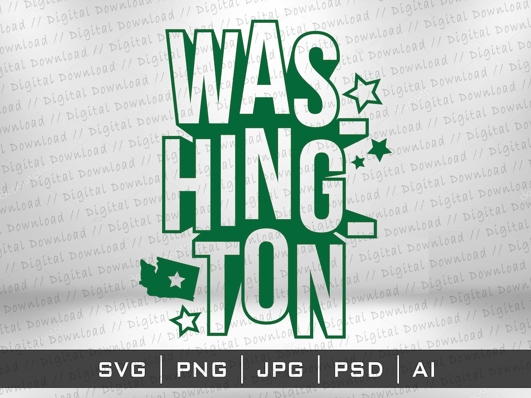 Washington Svg, Washington Day USA Svg, Washington Flag Png, Cricut ...