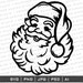 Vintage Santa Svg, Santa Face Svg Png Winter Christmas Png, Cricut ...