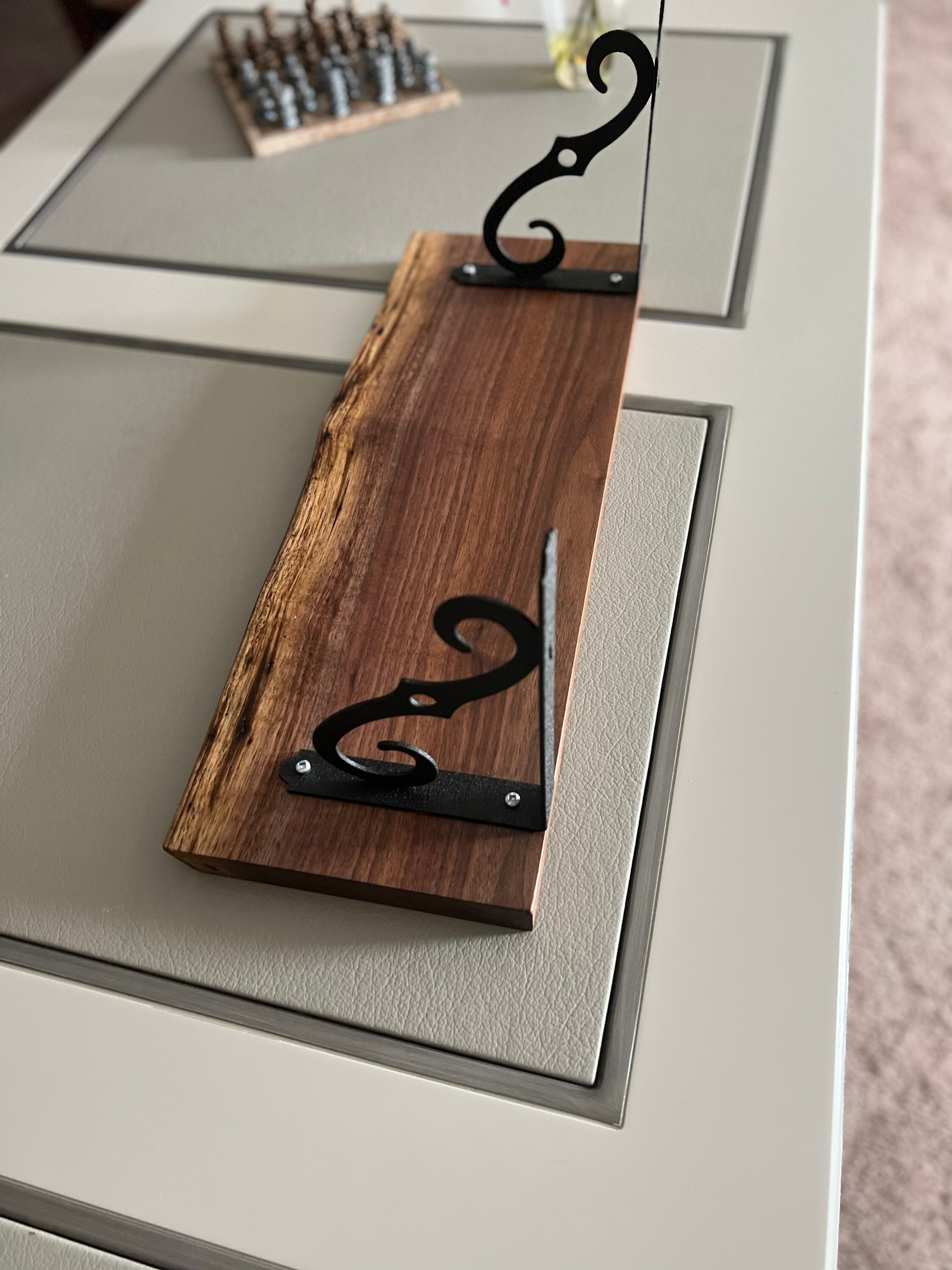 Live Edge Walnut Shelf 2 - Etsy