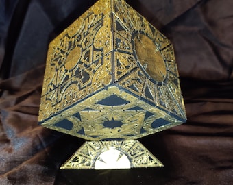 Hellraiser Puzzle Box Full Size Foil Face Solid Wood the - Etsy