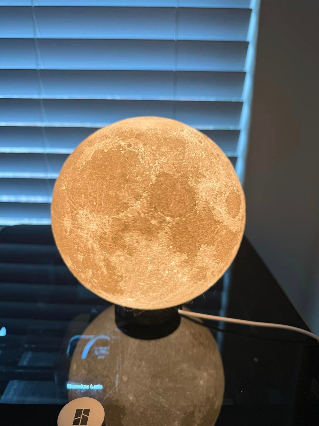 LED Moon Lamp - Etsy