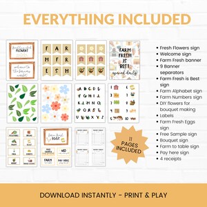 Farmers Market Pretend Play Printable, Farmer's Market Set, Farmers ...