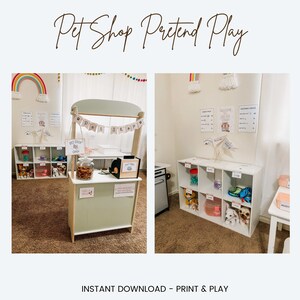 Pet Shop Pretend Play Printable, Pretend Pet Shop Set, Pet Adoption ...