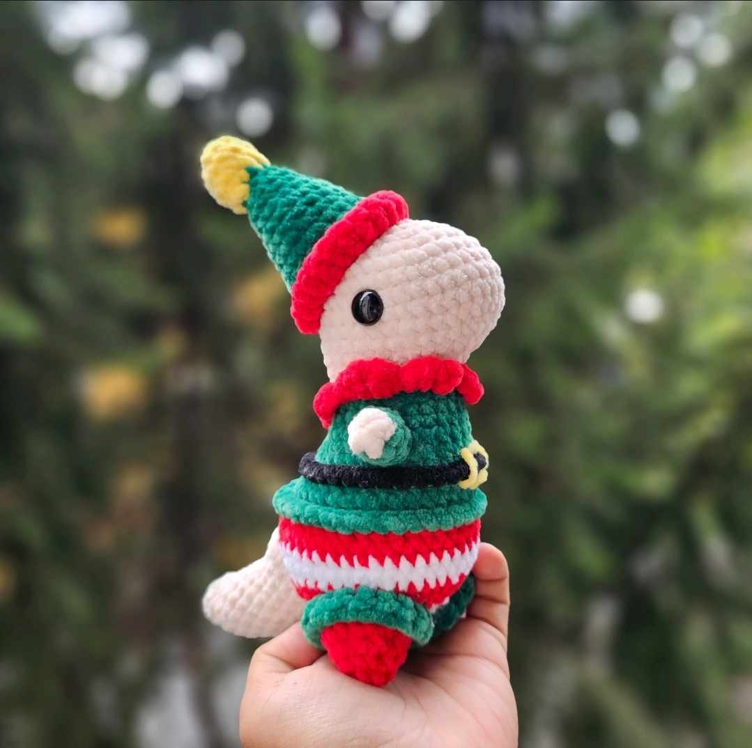 PATTERN Elf Dinosaur, Elfsaurus Rex, Elf Dino, PDF Digital Pattern ...