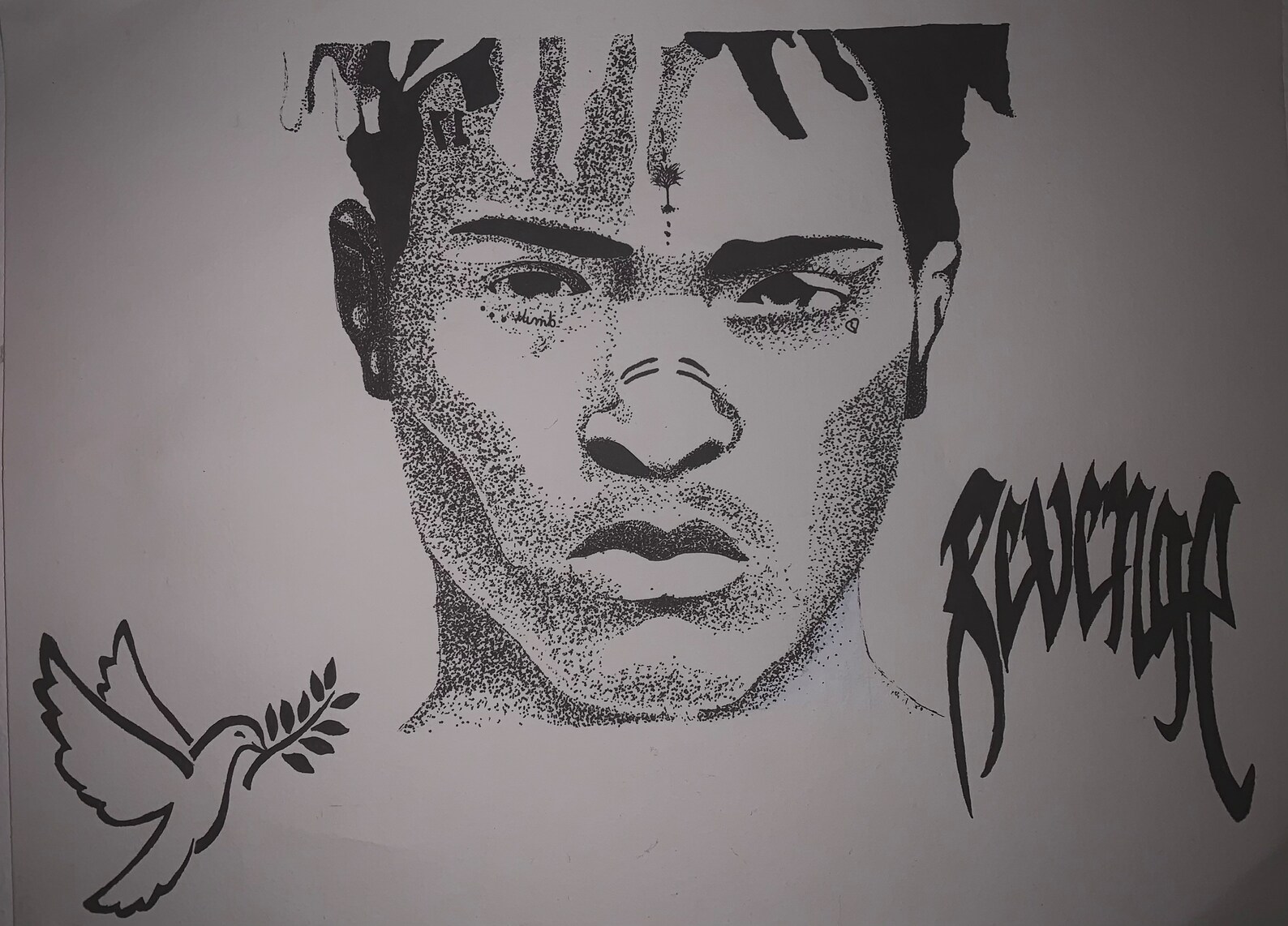 Xxxtentacion Drawing Etsy
