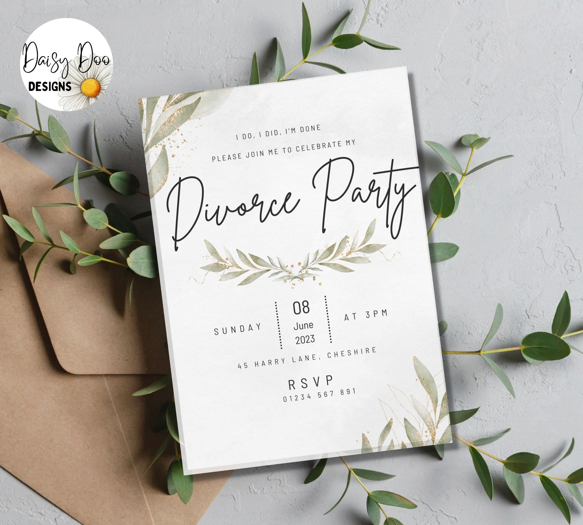 Divorced Party Divorce Party Invitation, Divorced Party, Divorce Party ...