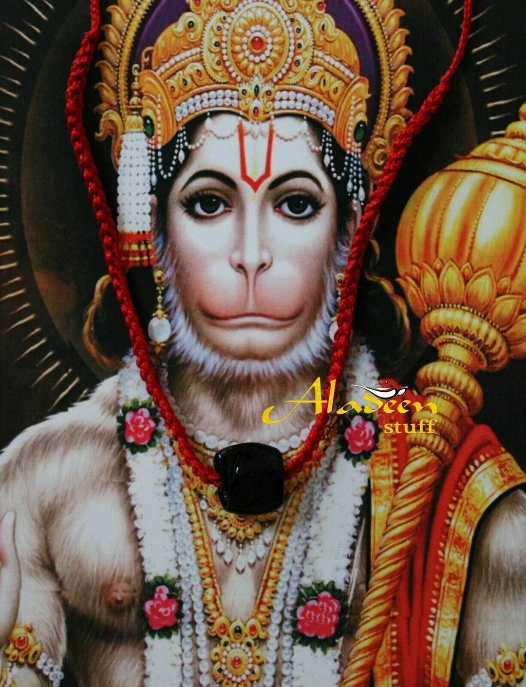 Hindu God Hanuman Temple Balaji Powerful Ring Protection From Evil ...