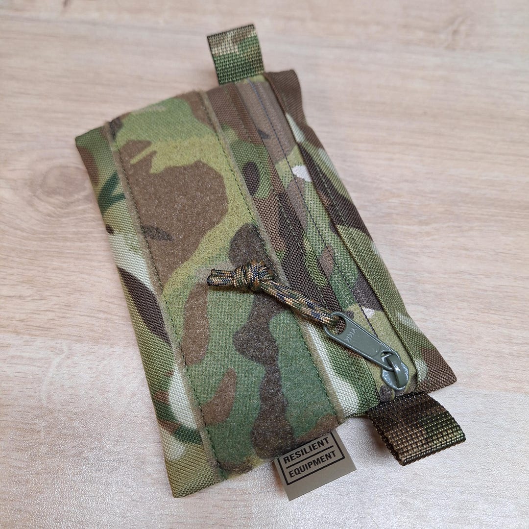 Multi Terrain Pattern Camouflage Simple EDC Pouch With Multicam Zip and ...