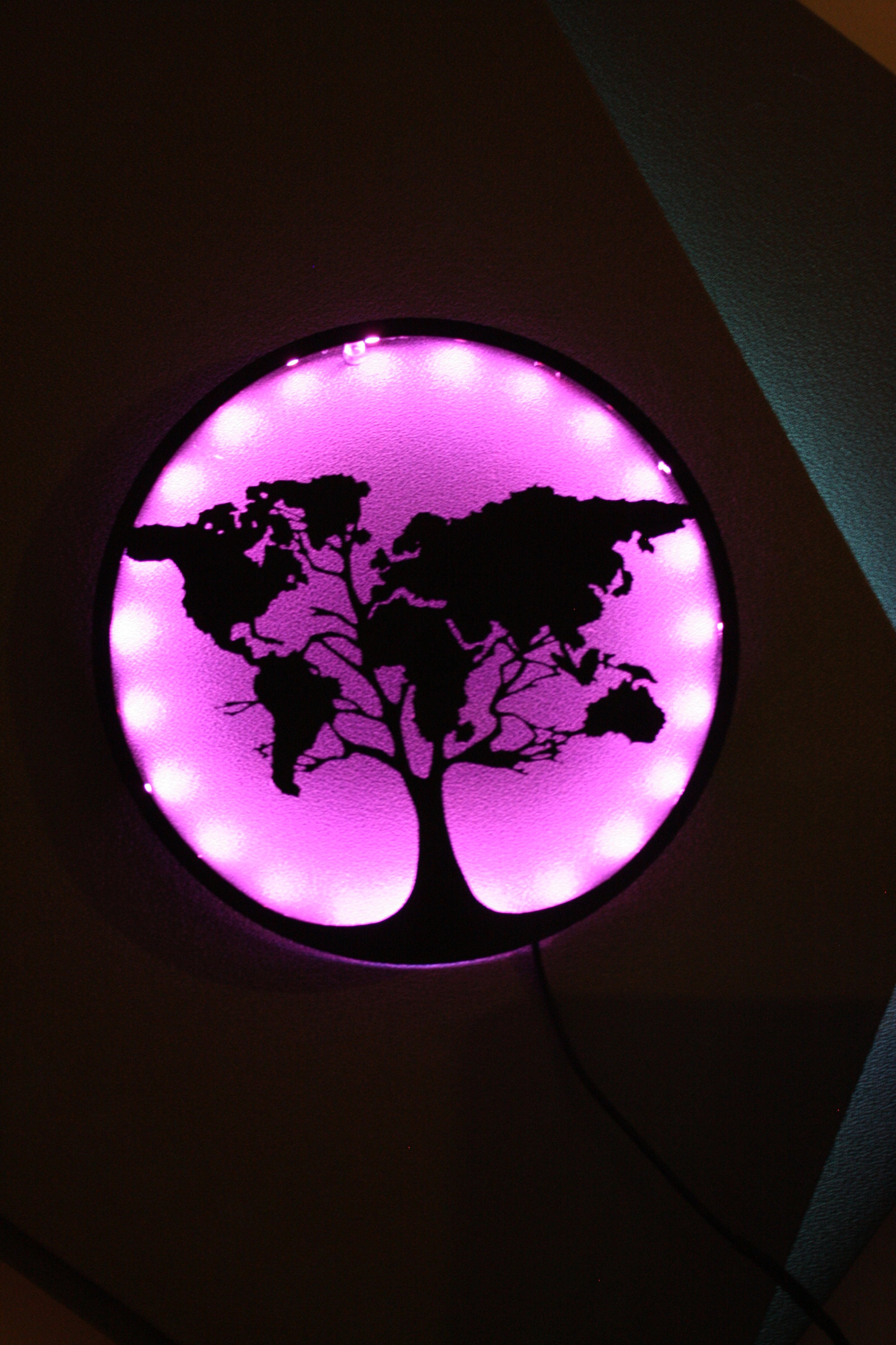 World Map Tree - Etsy