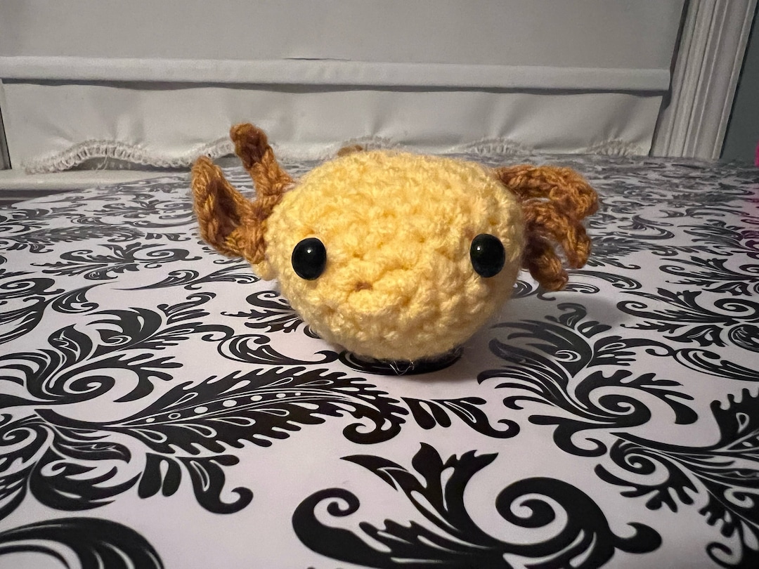 Soft Crocheted Axolotl Minecraft Axolotl Acrylic Yarn - Etsy