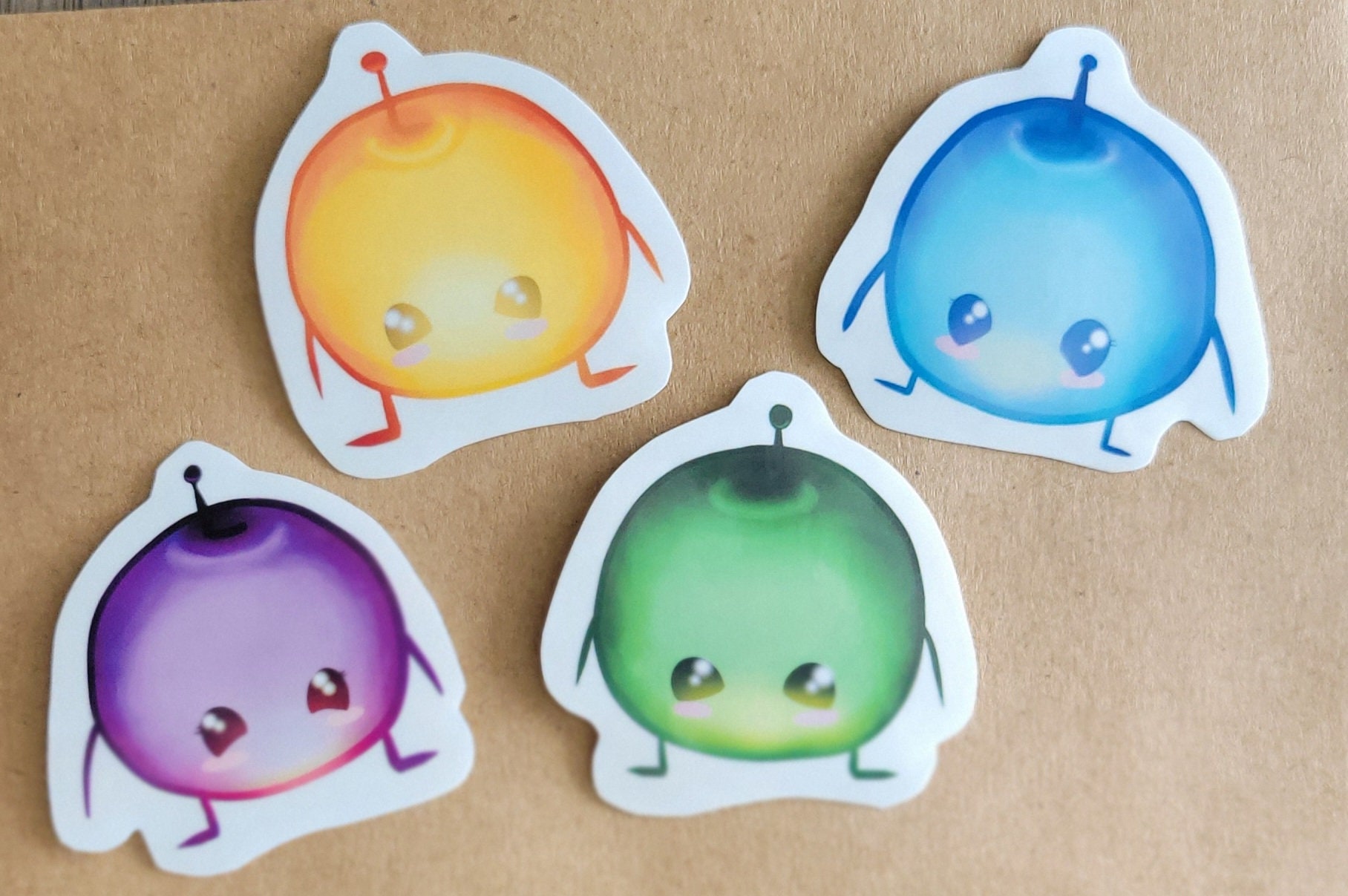 Junimo Sticker 4 Pack Stardew Valley Stickers Video Game Stickers ...