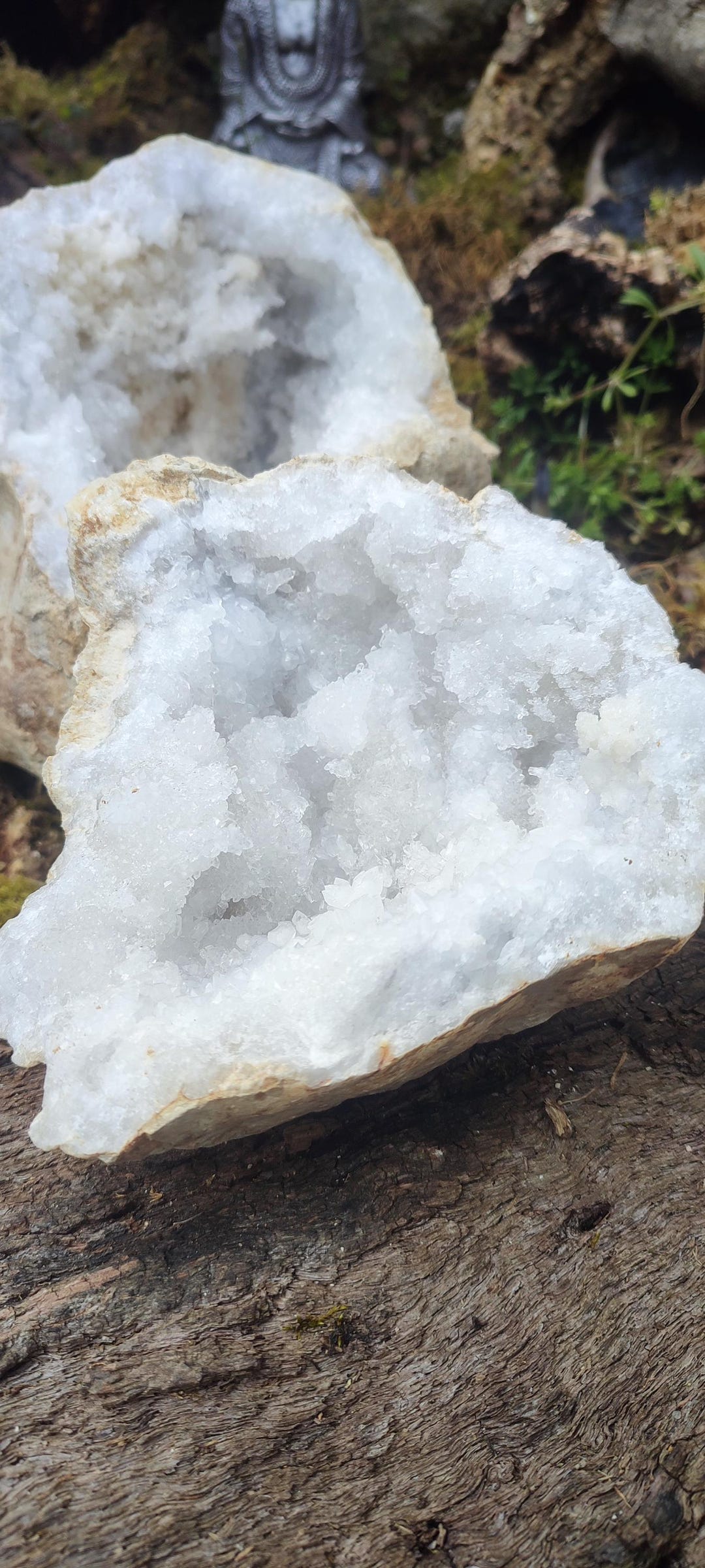 White Quartz Geode AAA Grams,rock Crystal Geodes Crystal Cluster in ...