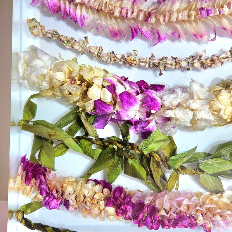 Hawaiian Wedding Lei and Floral Bouquet Preservation Using Your Fresh ...