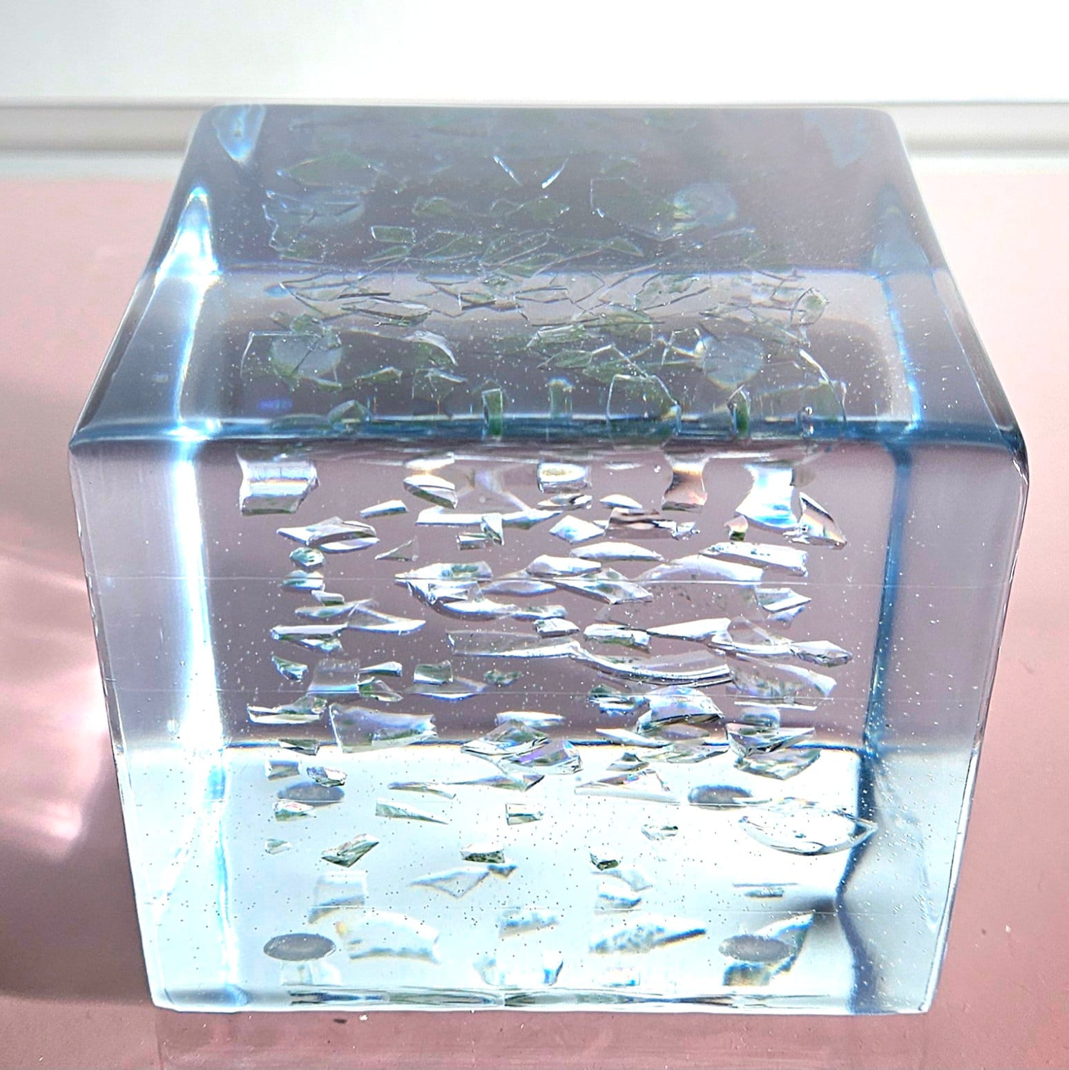 Broke Chuppah Smash Glass Cube Preservation Jewish Wedding Resin Art ...