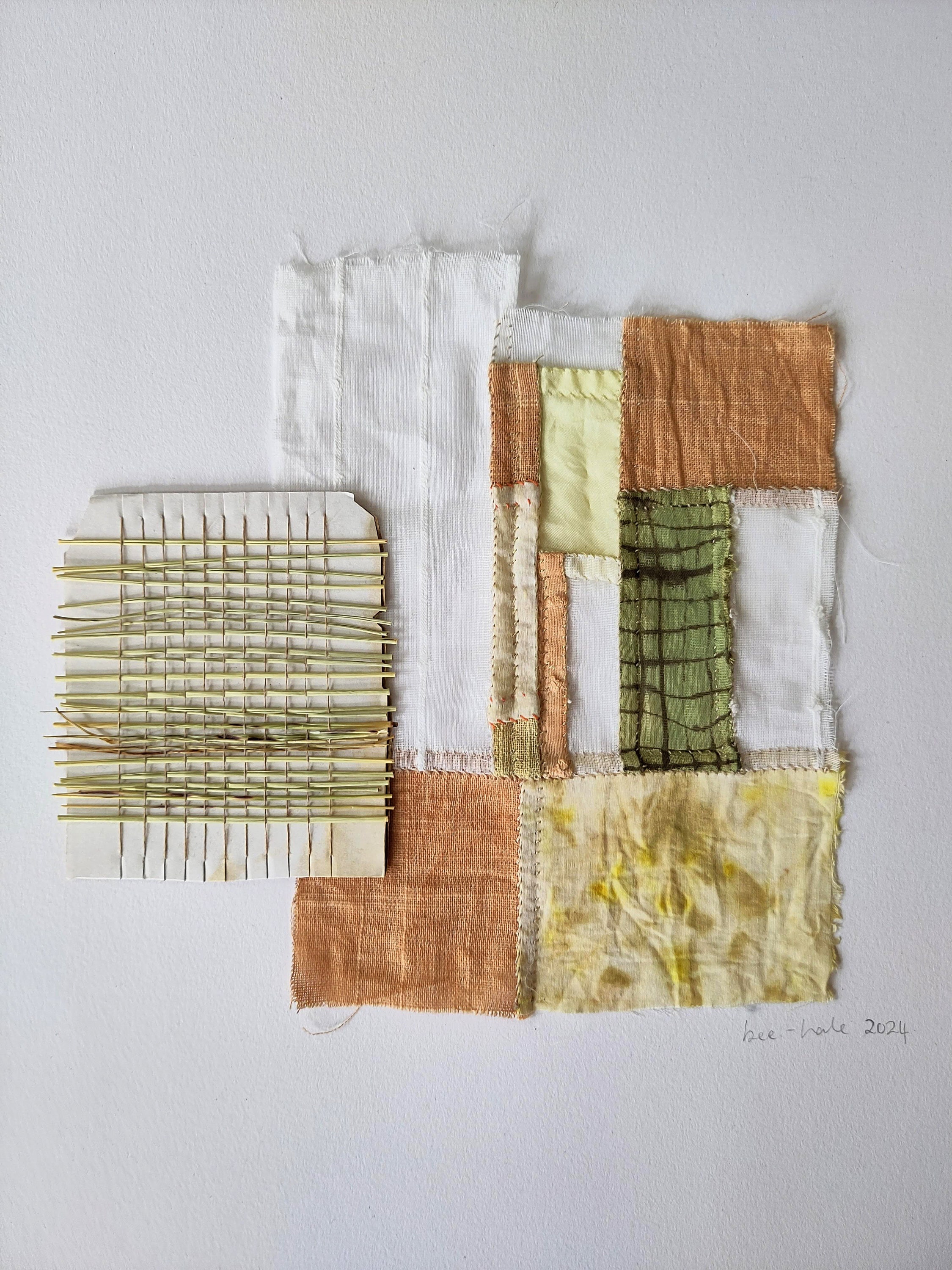 Naturally Dyed Bojagi Patchwork Woven Handmade Textile Wall Art ...