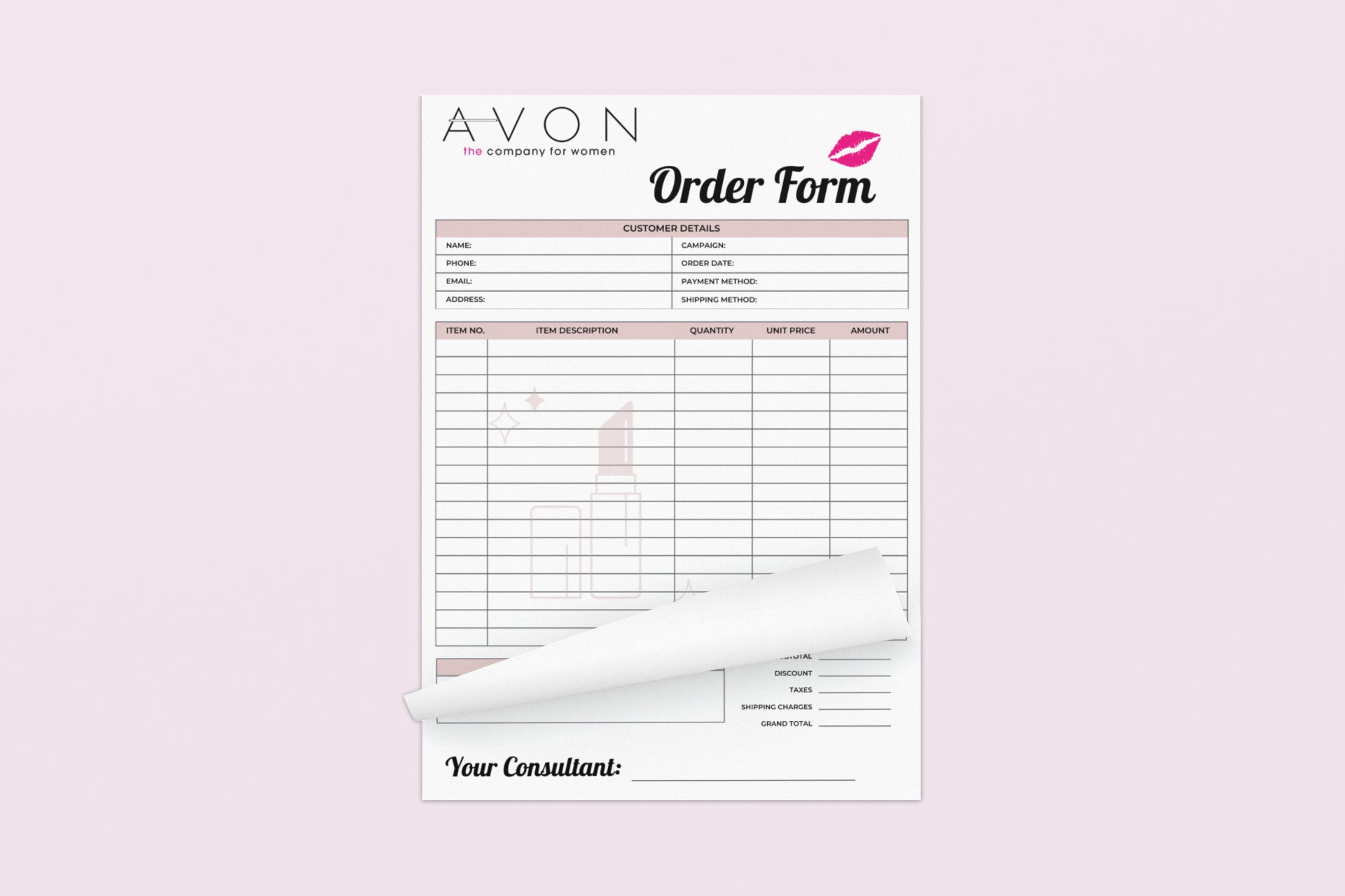 Printable Avon Return Form - Printable Forms Free Online