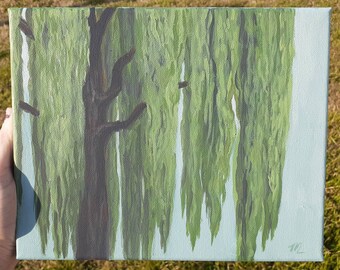 Willow Tree Art Original - Etsy