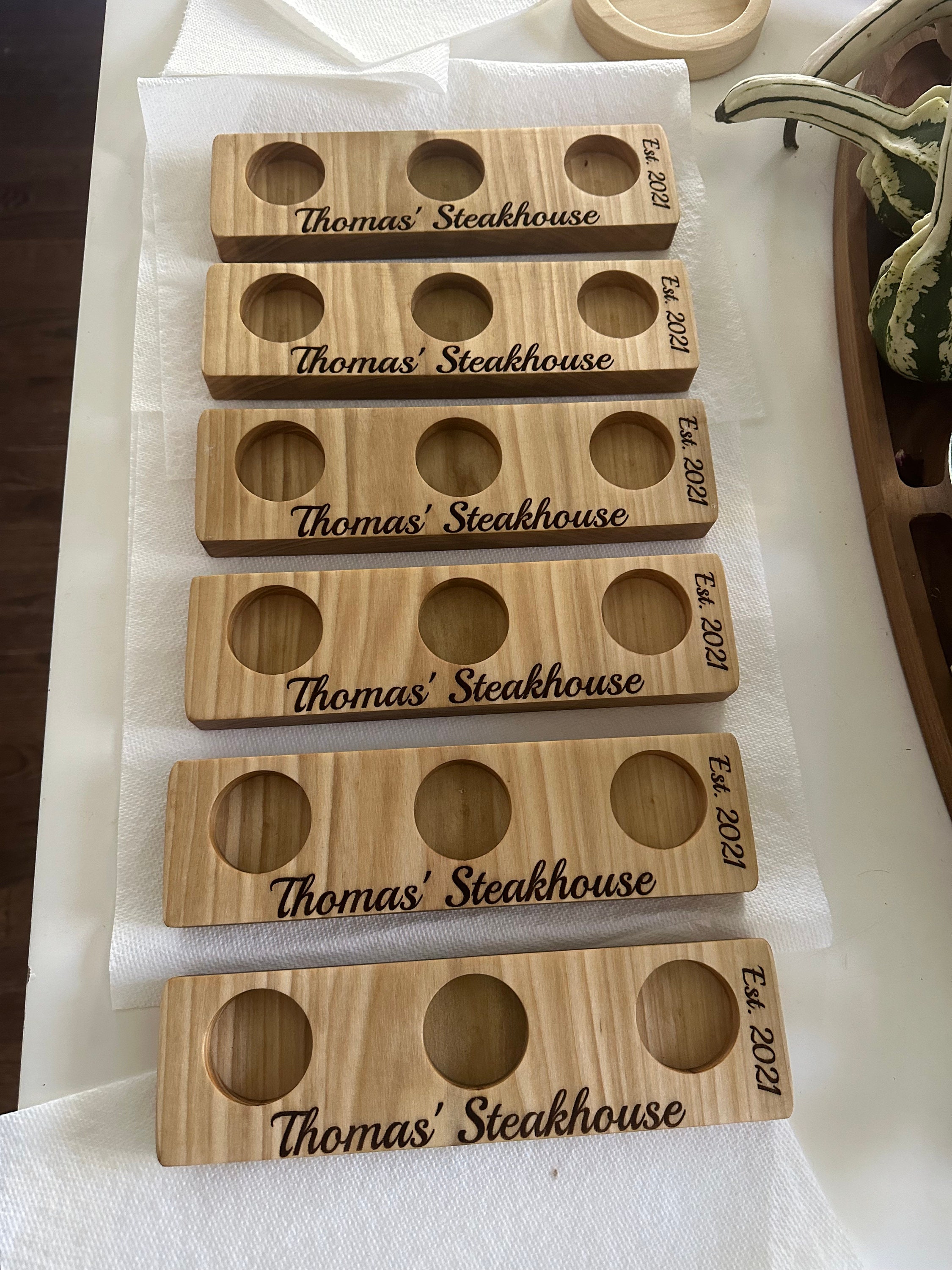 Shot Flights, Shot Trays 3-9 Holes Hand Made From Solid Hardwood - Etsy