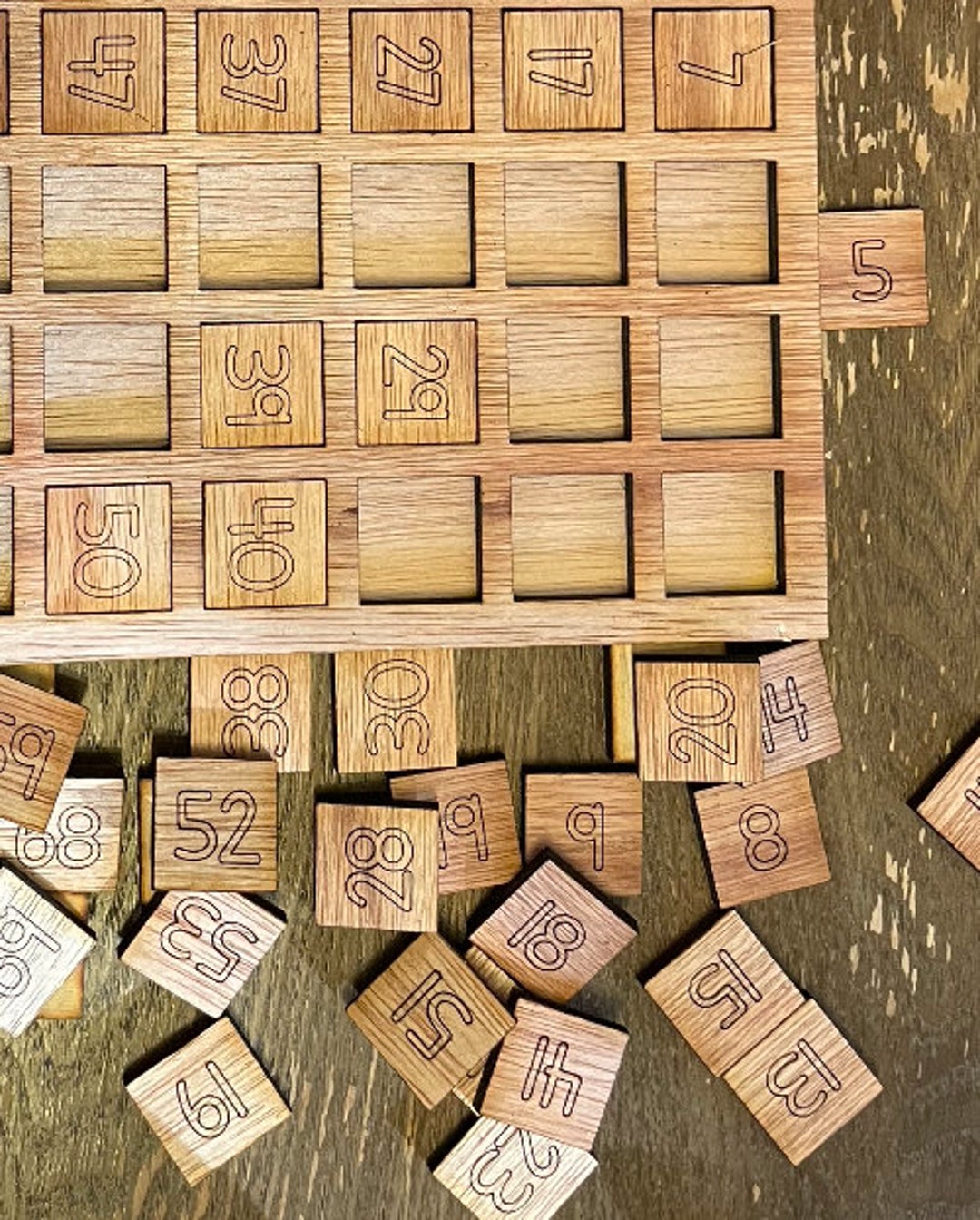 100's Chart Interactive Learning Board/puzzle - Etsy