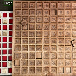 100's Chart Interactive Learning Board/puzzle - Etsy