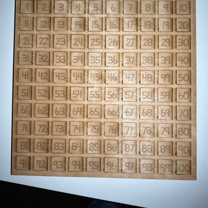 100's Chart Interactive Learning Board/puzzle - Etsy