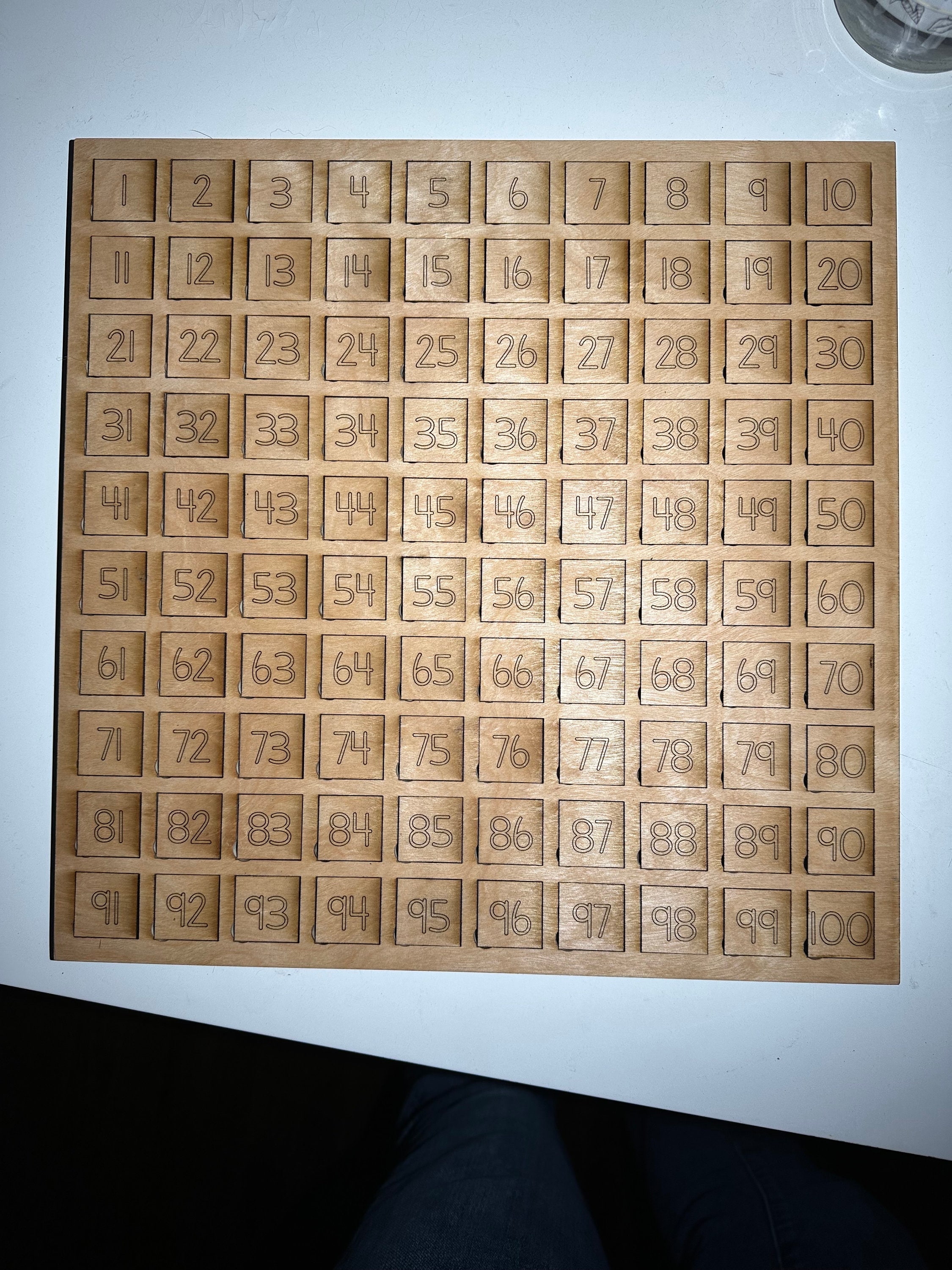 100's Chart Interactive Learning Board/puzzle - Etsy