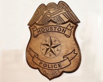 Police Retired Badge - Etsy