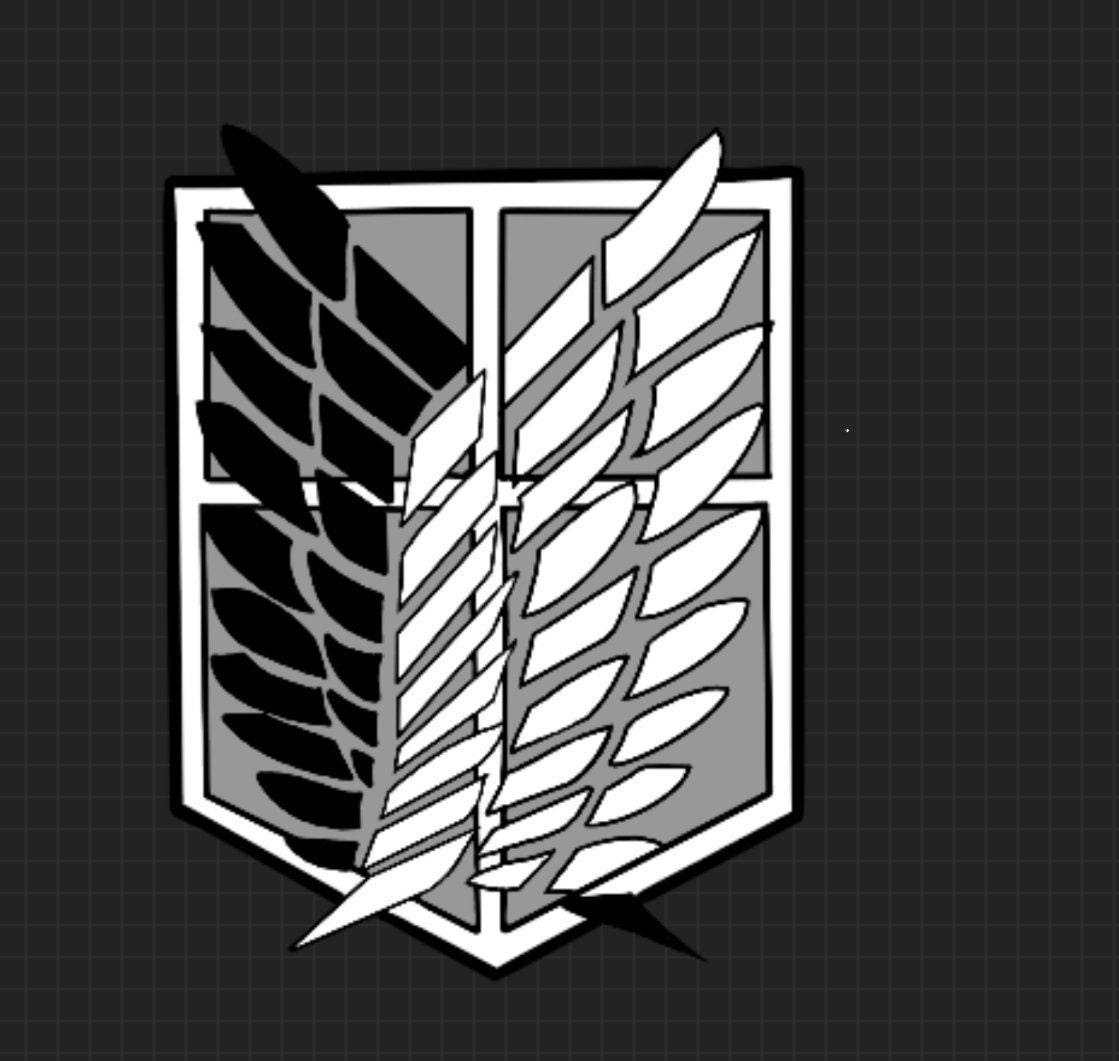 Attack on Titan Coat of Arms | Etsy