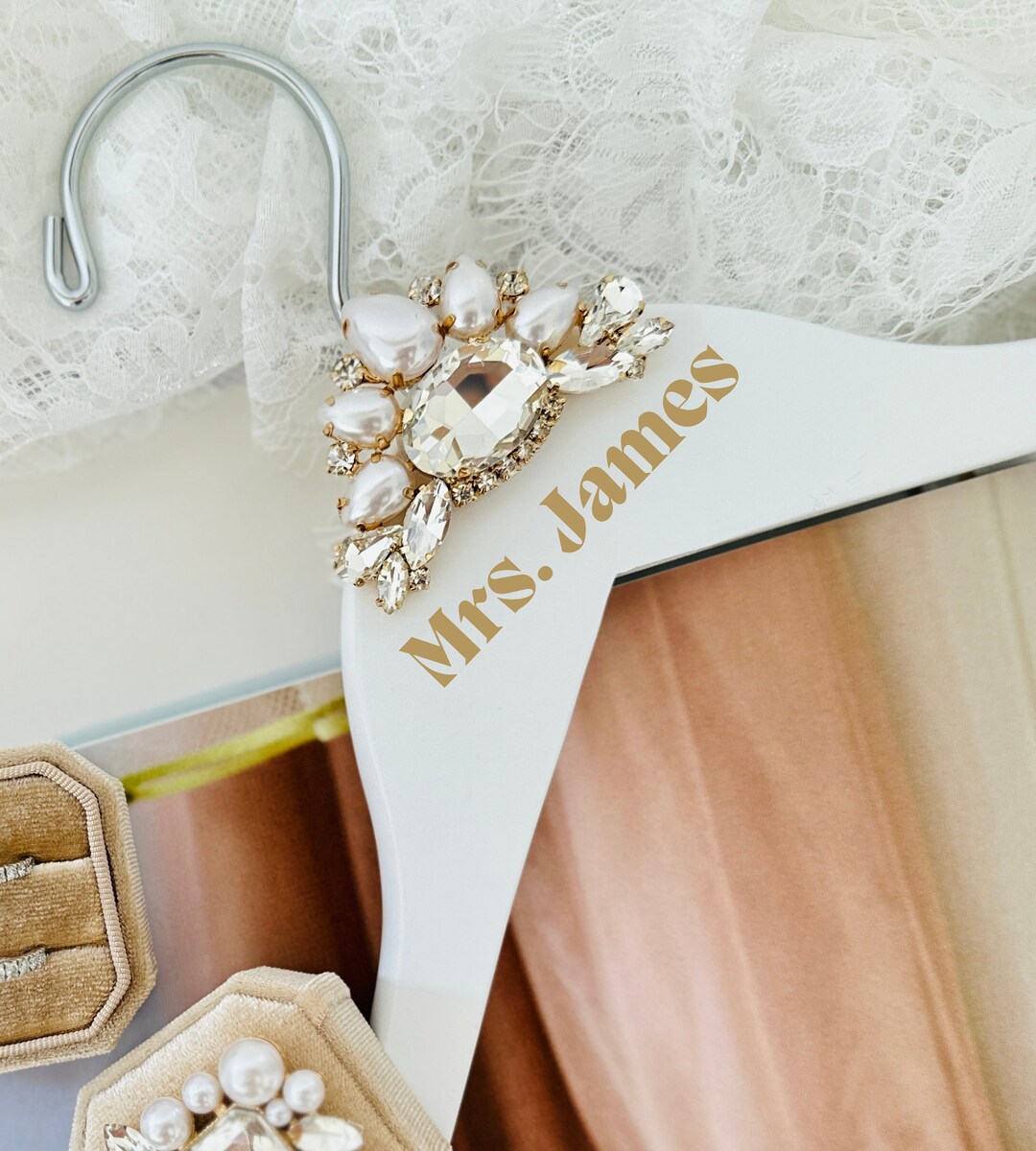 Wedding Hanger, Bride Hanger, Personalized Hanger, Bridal Hanger ...