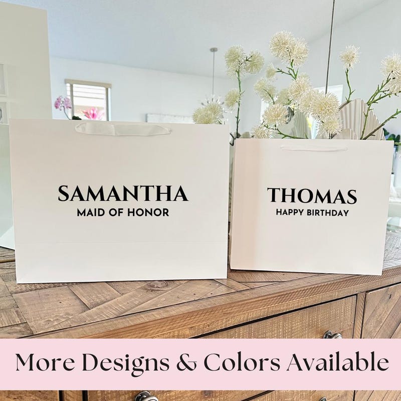 Tall Red Paper Bag - Etsy