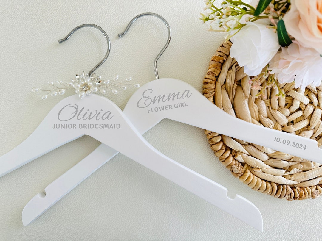 Small Flower Girl Hanger, Children Hangers, Personalized Name ...