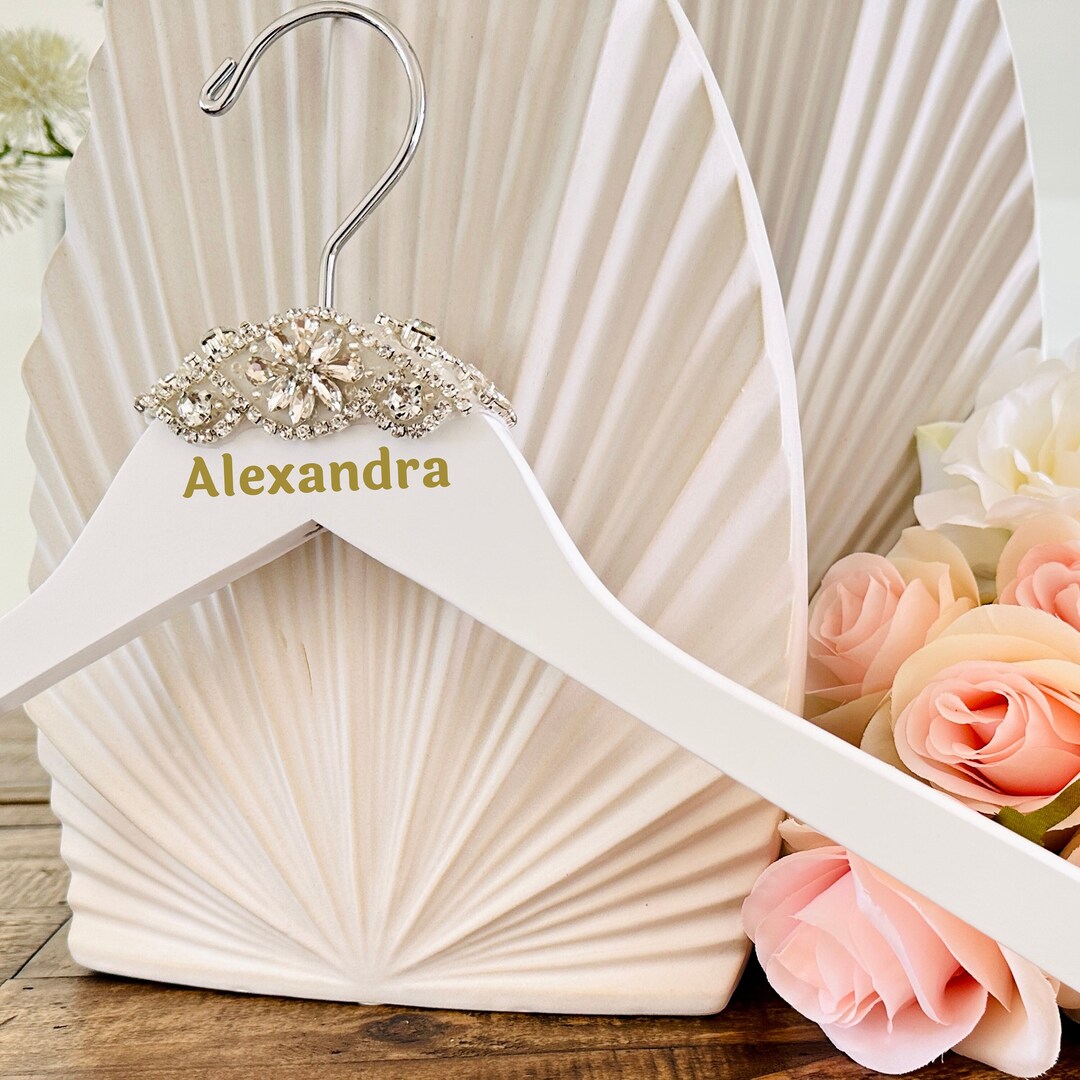Wedding Hanger for the Bride, Personalized Wedding Hanger, Wedding ...