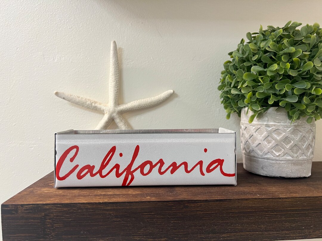 California License Plate Box - Etsy