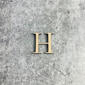 Unfinished Wood Letter H Shape - up to 12" - Craft - Etsy