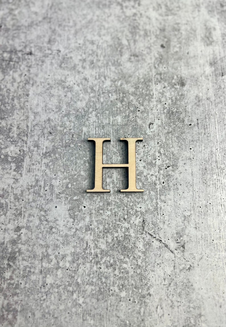 Unfinished Wood Letter H Shape - up to 12" - Craft - Etsy