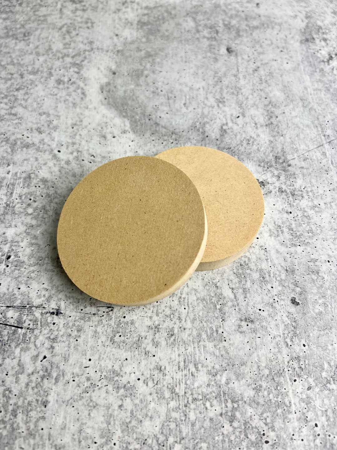 10 MDF Circles - 3.5" - 1/2 Inch Thick - Unfinished Mdf Circle | Wood ...