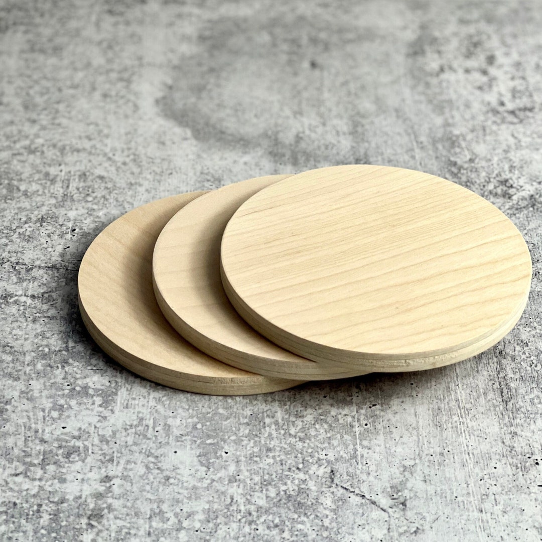 Unfinished Wood Circle | Wood Round | DIY - Wood Circles - 6" - 1/2 ...