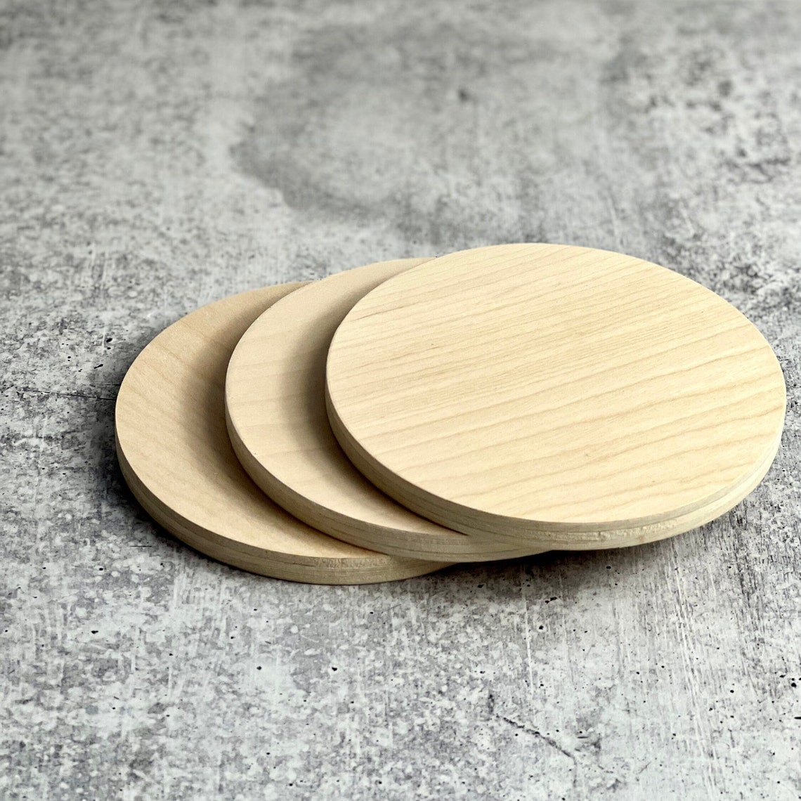 Unfinished Wood Circle | Wood Round | DIY - Wood Circles - 6" - 1/2 ...